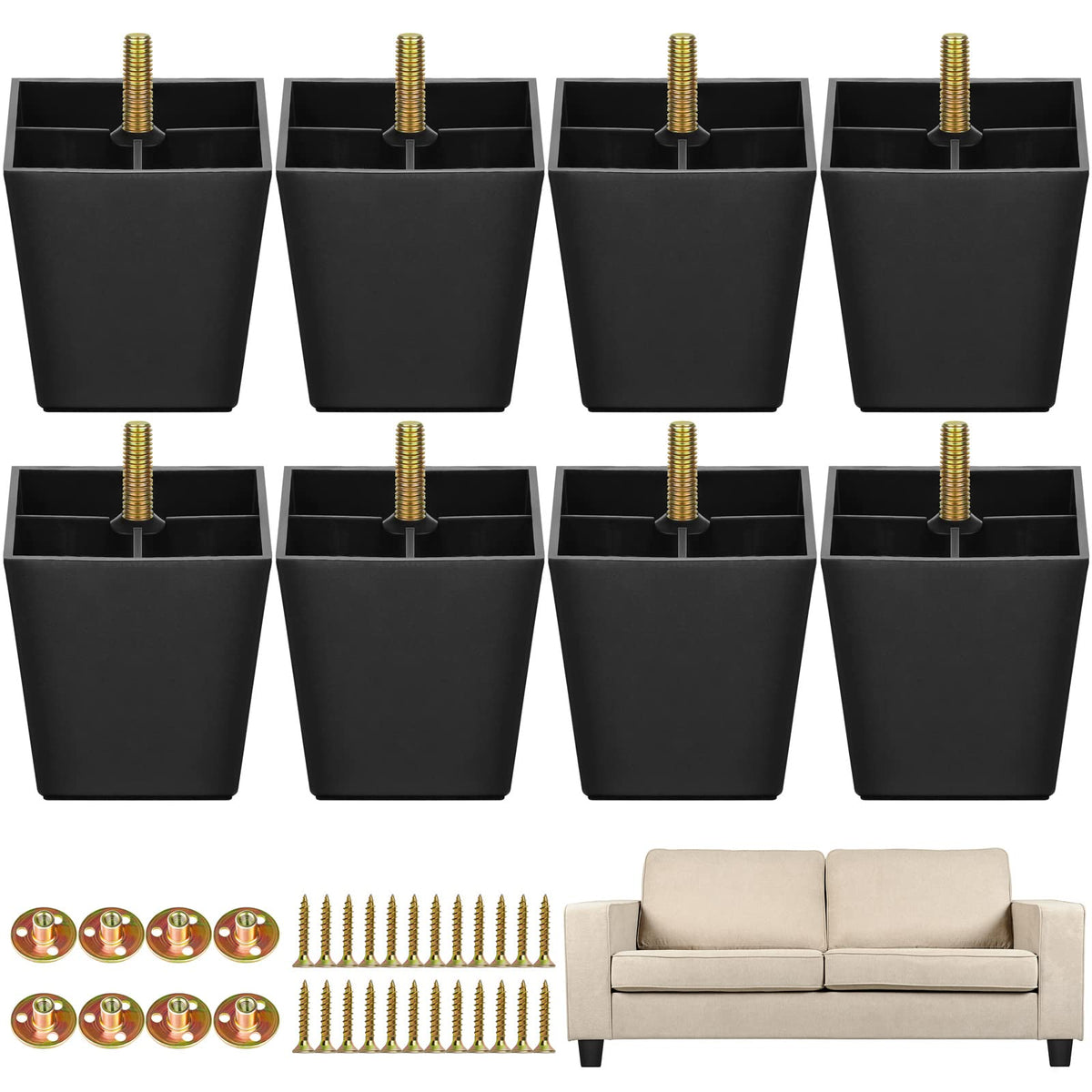 3 Inch Furniture Legsnull