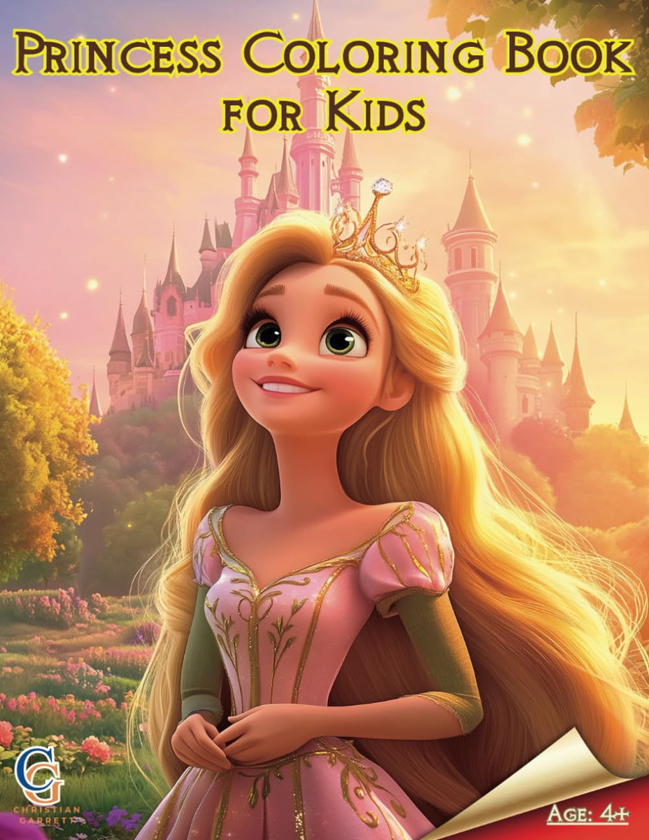 Princess Coloring Book for Kids: 50 Beautifully Crafted Princesses Col ...