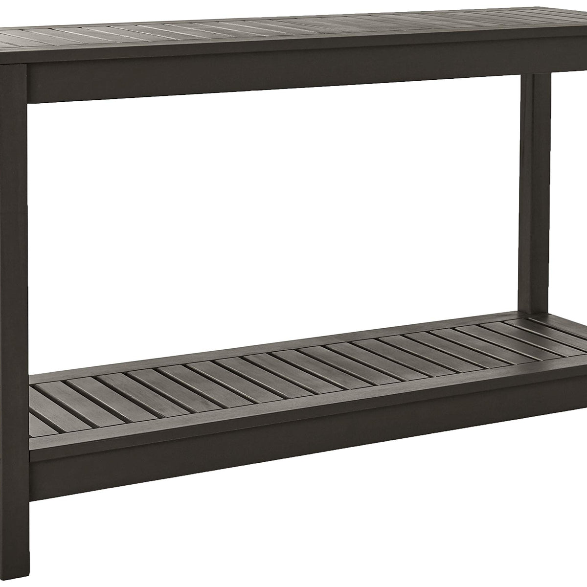 Cambridge Casual Solid Wood Alfresco Outdoor Console Table – Dark Brow – WoodArtSupply