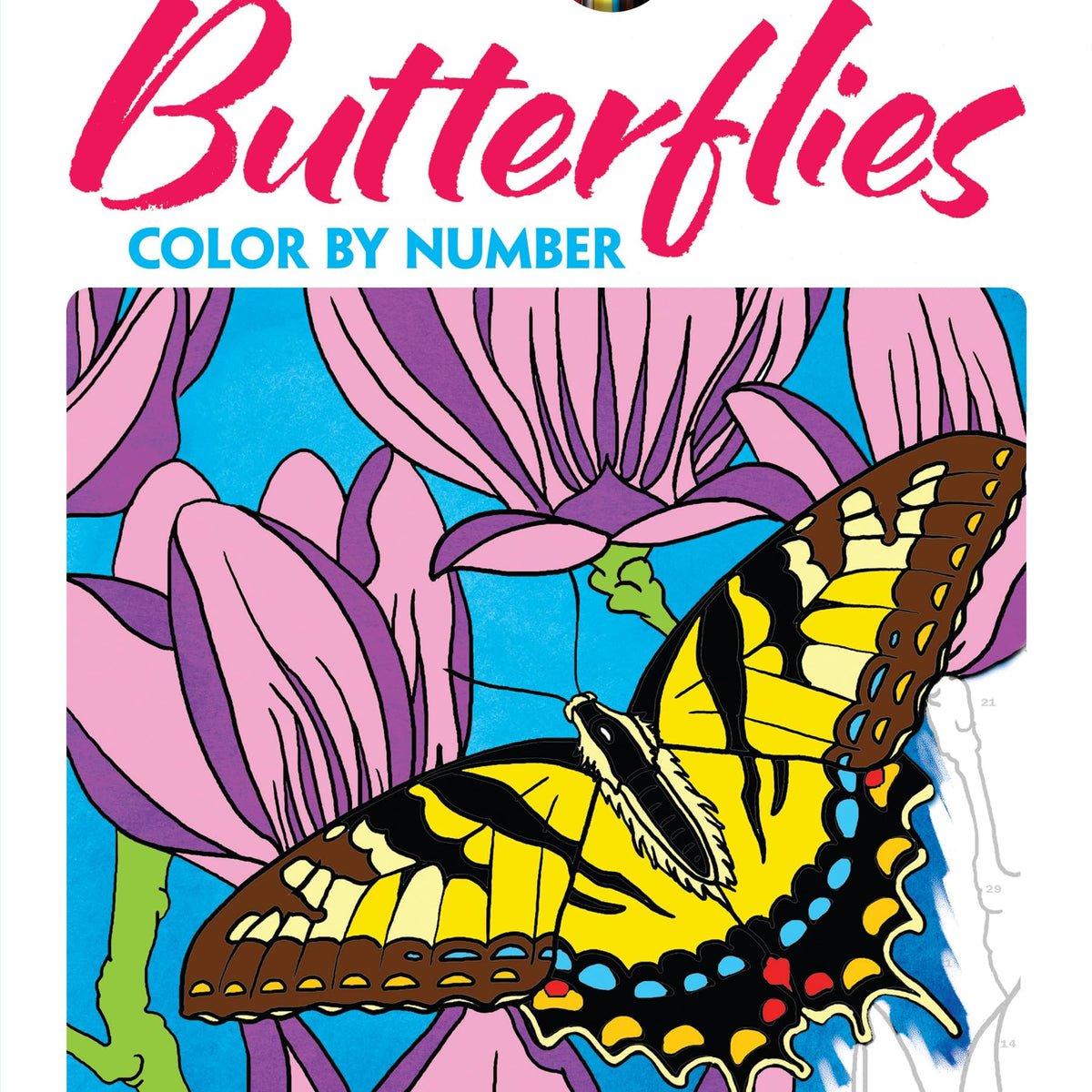 Creative Haven Butterflies Color by Number Coloring Book (Adult Colori ...