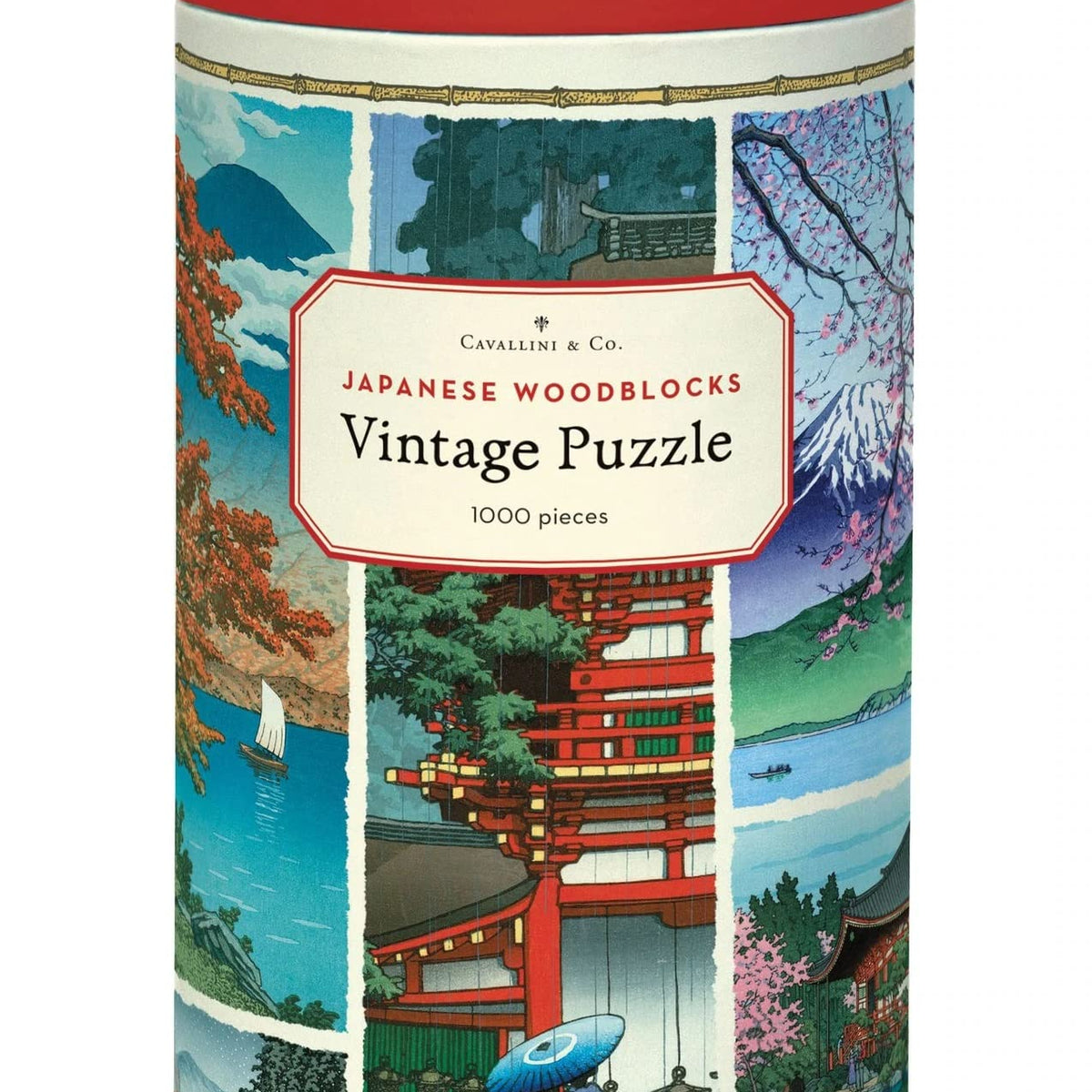 Cavallini 1000 Piece Jigsaw Puzzle, Japanese Woodblocks (PZL/JW ...