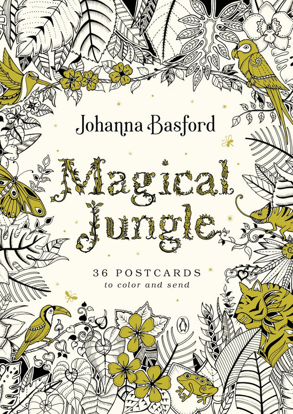 Magical Jungle: 36 Postcards to Color and Send – WoodArtSupply