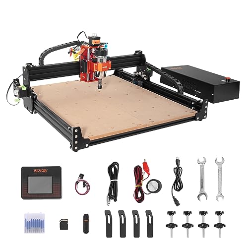 VEVOR CNC Router Machine, 300W, 3 Axis GRBL Control Wood Engraving Car – WoodArtSupply