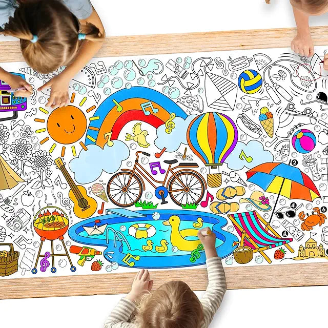 Giant Coloring Posters – WoodArtSupply