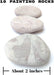 10 Rocks for Painting Painting Kindness Rocks about 2 inches in length ...