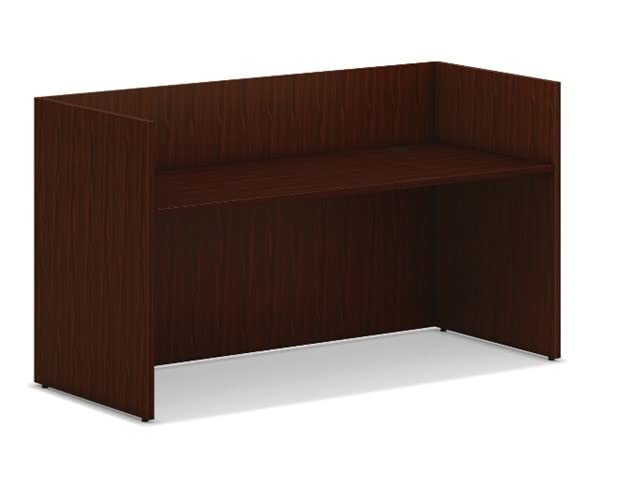 HON Mod Reception Desk Shell | 72" W | Traditional Mahogany Finish ...