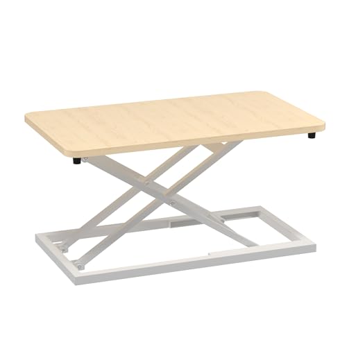 Decoholic Light Wood Small Single 24 inch Scissors Lift Keyboard and M ...