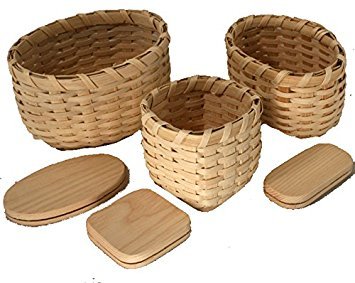 VIRC Snack Trio Basket Weaving Kit - Adult, Brown, Life-Size, Rustic ...