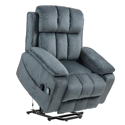 RHHVVR Oversized Lay Flat Recliner for Adults, Large Power Lift Reclin ...