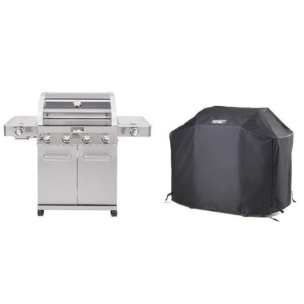 Monument Grills 35633 Propane Grill with Grill Cover Bundle (2 Items ...