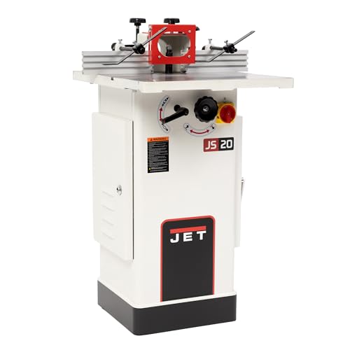 JET 1-1/2-HP Spindle Shaper, 18" x 20" Table, 1Ph 115/230V (JWS-20CS ...