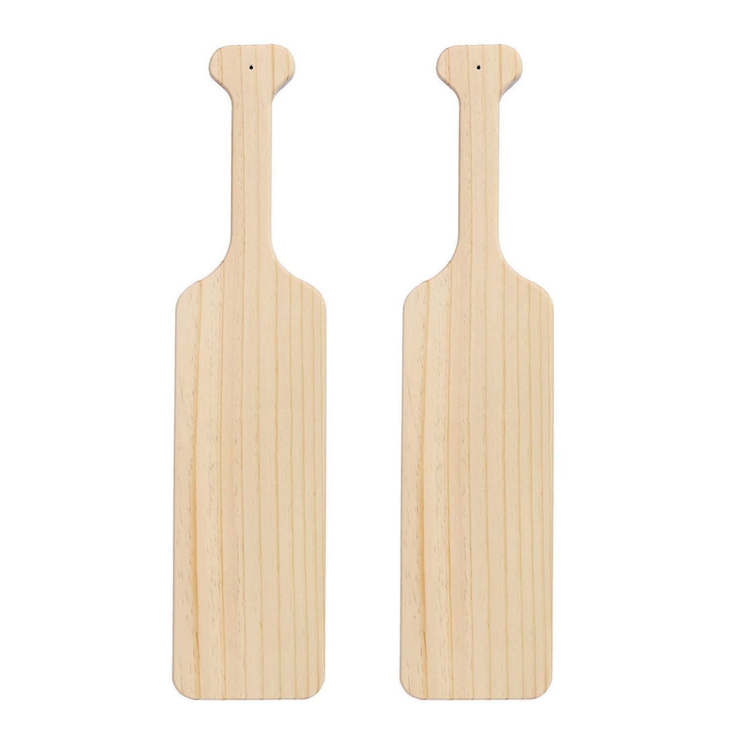 BATTIFE 2Pack 18 Inch Greek Fraternity Paddle, Unfinished Pine Wood ...