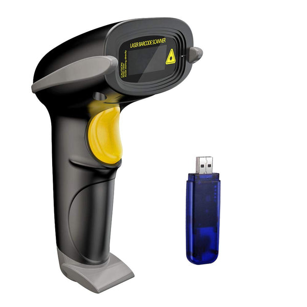 NADAMOO Wireless Barcode Scanner 328 Feet Transmission Distance USB Co ...