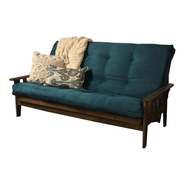 Kodiak Tucson Queen Futon Frame and Mattress Set - Wood Futon with Mat ...