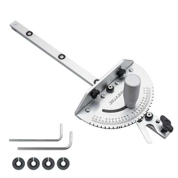 POWERTEC Universal Table Saw Miter Gauge and Aluminum Miter Bar, 27 An ...