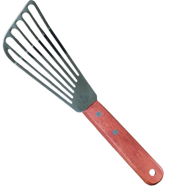 La Cuisine Fish Slotted Spatula Turner with Beveled Edged Stainless St ...