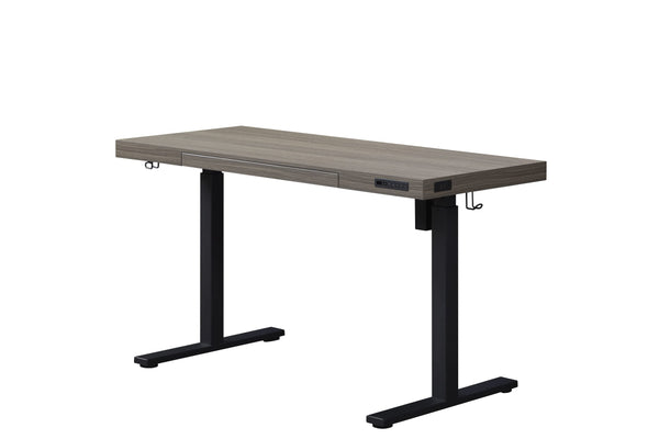 kowo Electric Height Adjustable Standing Desk with Drawer, 55" Home Of ...