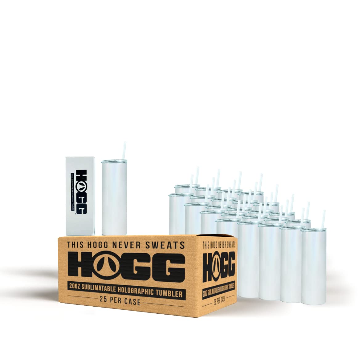 Hogg 20oz Holographic Sublimation Tumbler (24 Units), Sublimation Cups ...