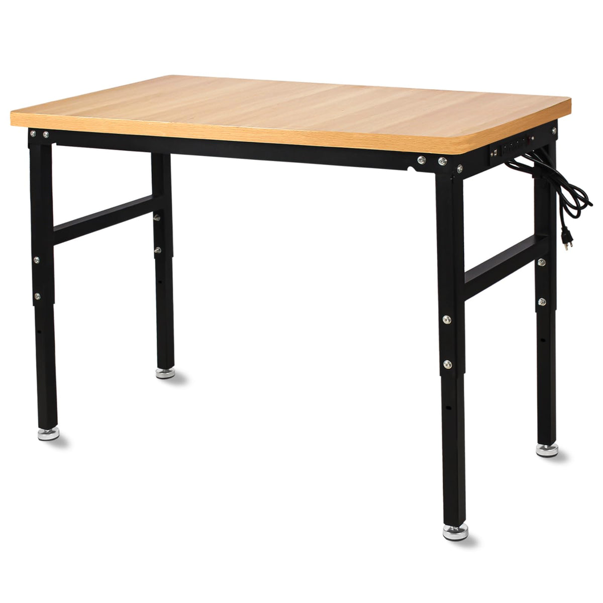 SGOLAN Adjustable Workbench with Power Outlet,48 Inch Workbench for Ga ...