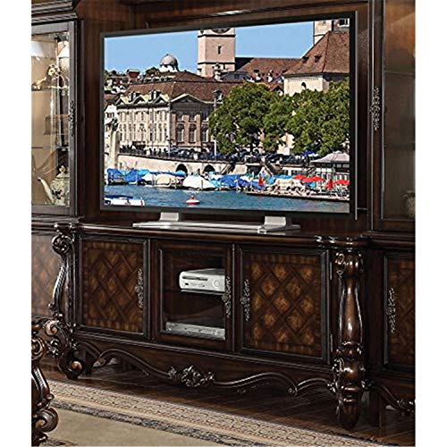 Acme Versailles TV Console in Cherry Oak – WoodArtSupply