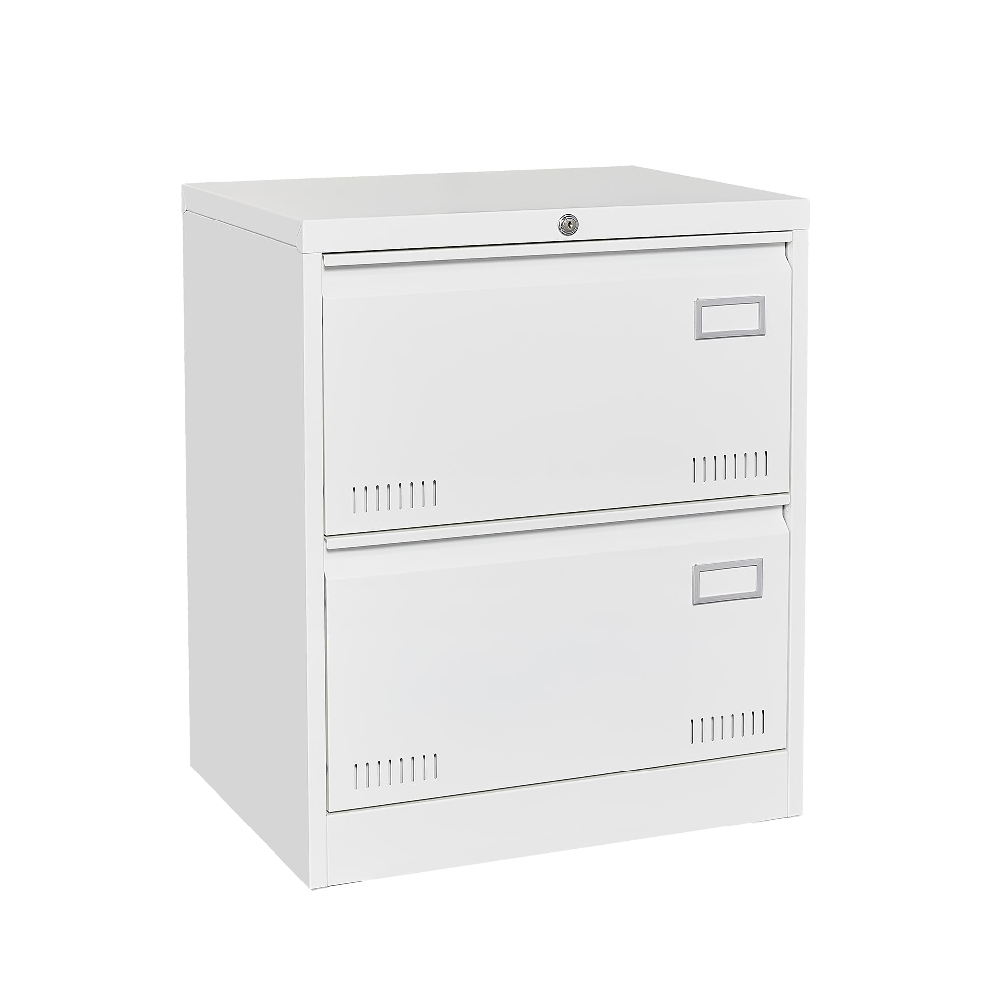 Gustonhon 2 Drawer Metal Lateral File Cabinet with Lock,Office Vertical ...