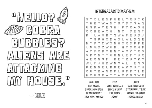 Disney Stitch Word Search and Coloring Book (Coloring Book & Word Sear ...