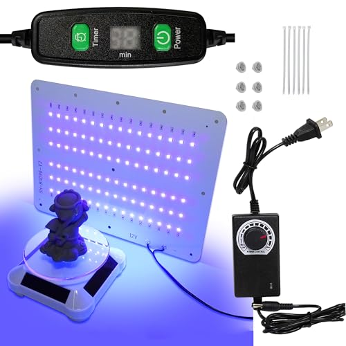 Upgrade 48W Smart Control UV Light for Resin Curing with Solar ...