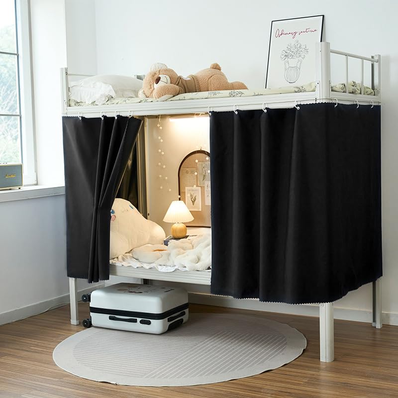 NKM 2pcs Blackout Bottom bunk Bed Curtain,bunkbed Curtains for The Bot ...