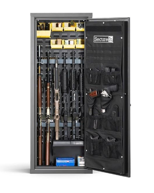 SecureIt Agile Model 52 Pro Gun Safe - Holds Rifles, Shotguns, Pistols ...