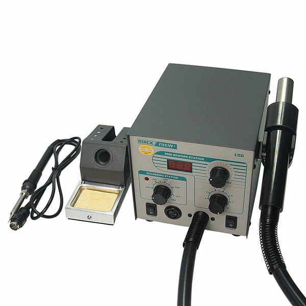QUICK 706W + Heat Gun Soldering Iron Professional Soldering Kit with A ...
