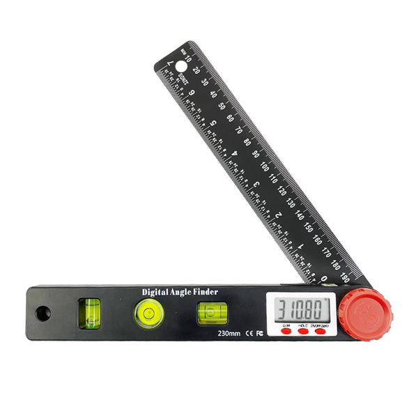 NORTOOLS Digital Angle Finder Protractor,7inch 0-360 degree LCD Digita ...