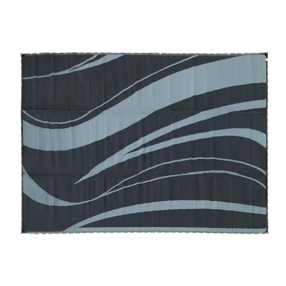 Venture Forward LED Illuminated RV Patio Mat, Wave Design, 9’ x 12 ...