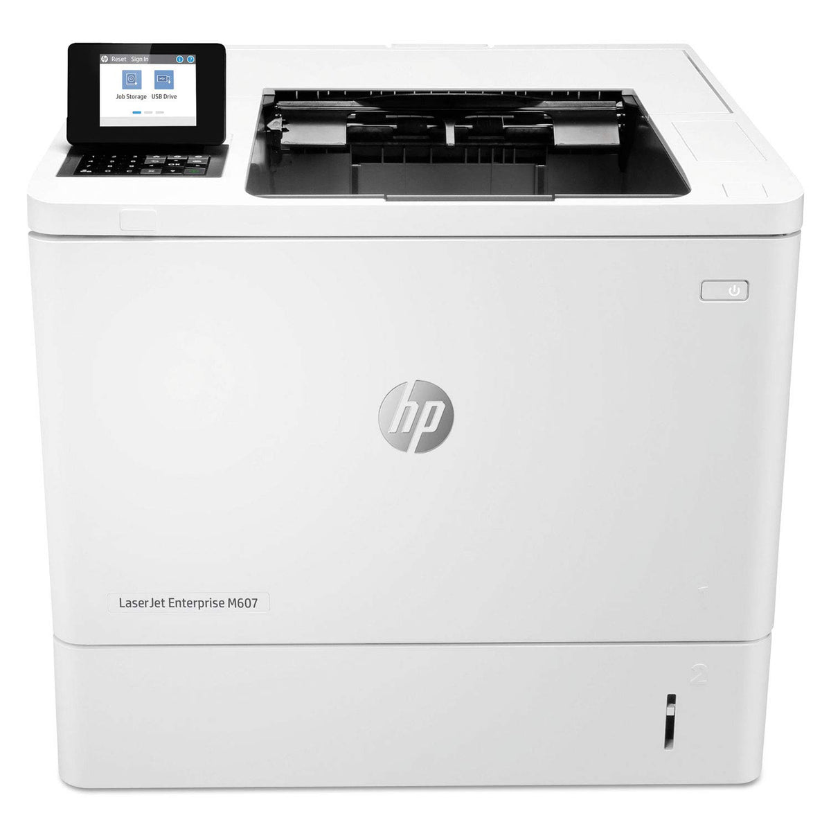 HP LaserJet Enterprise M607n Monochrome Printer with built-in Ethernet ...