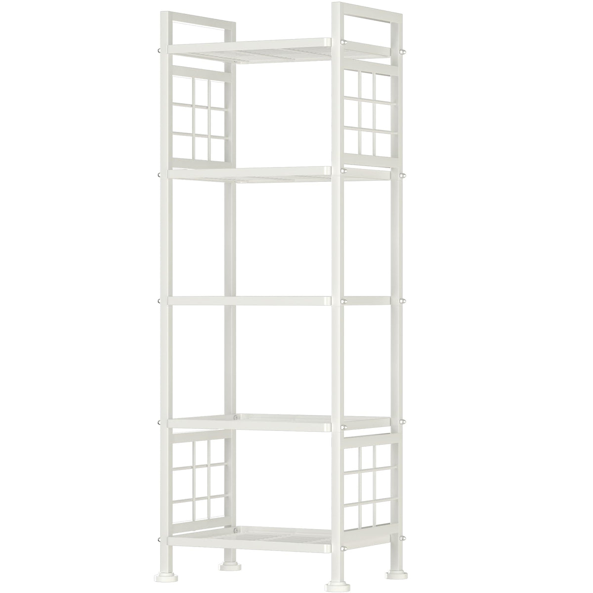 GIOTORENT 5-Wire Standing Storage Shelves, Metal Shelving Unit Pantry ...