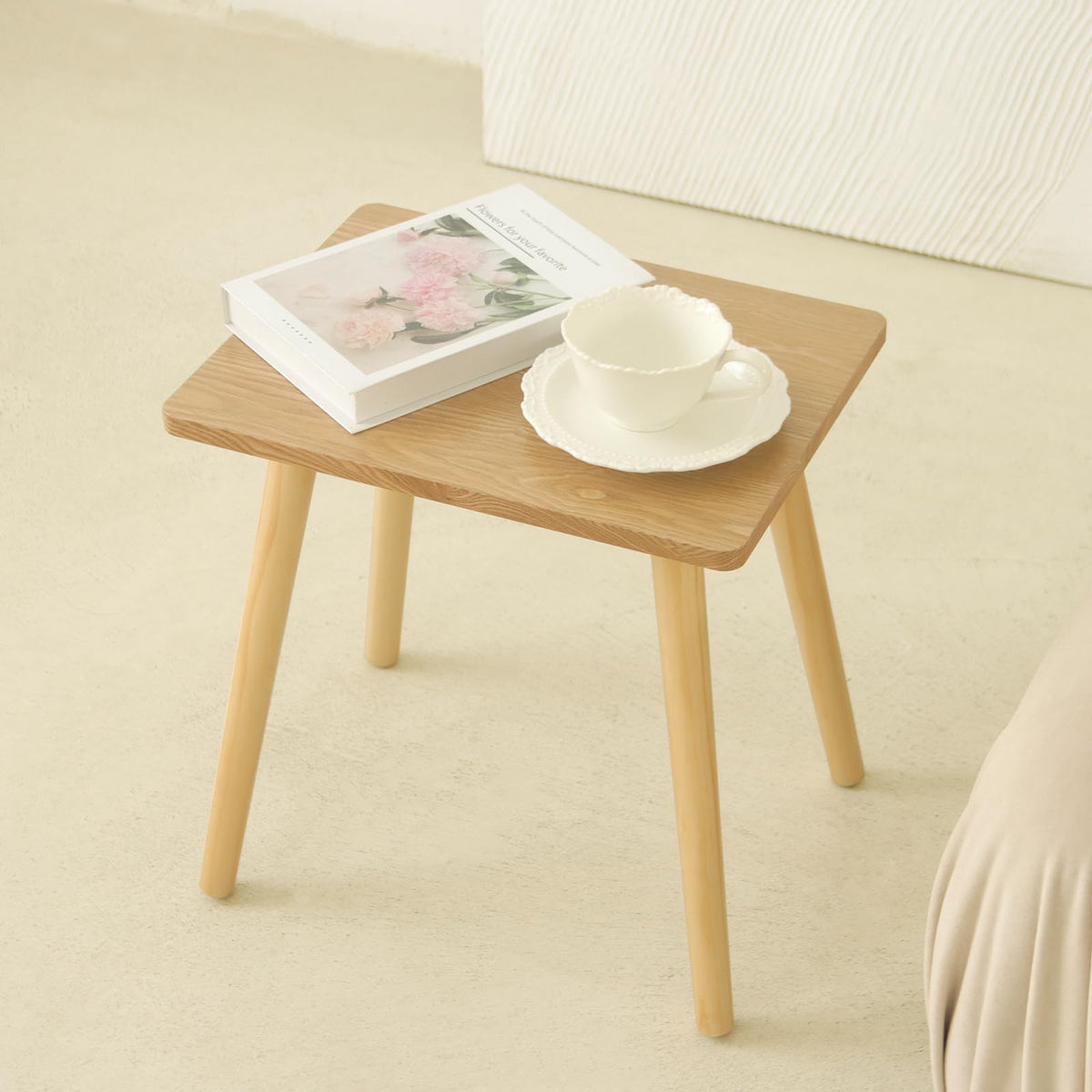 AWASEN Side Table, Small End Accent Table for Living Room Bedroom Offi ...