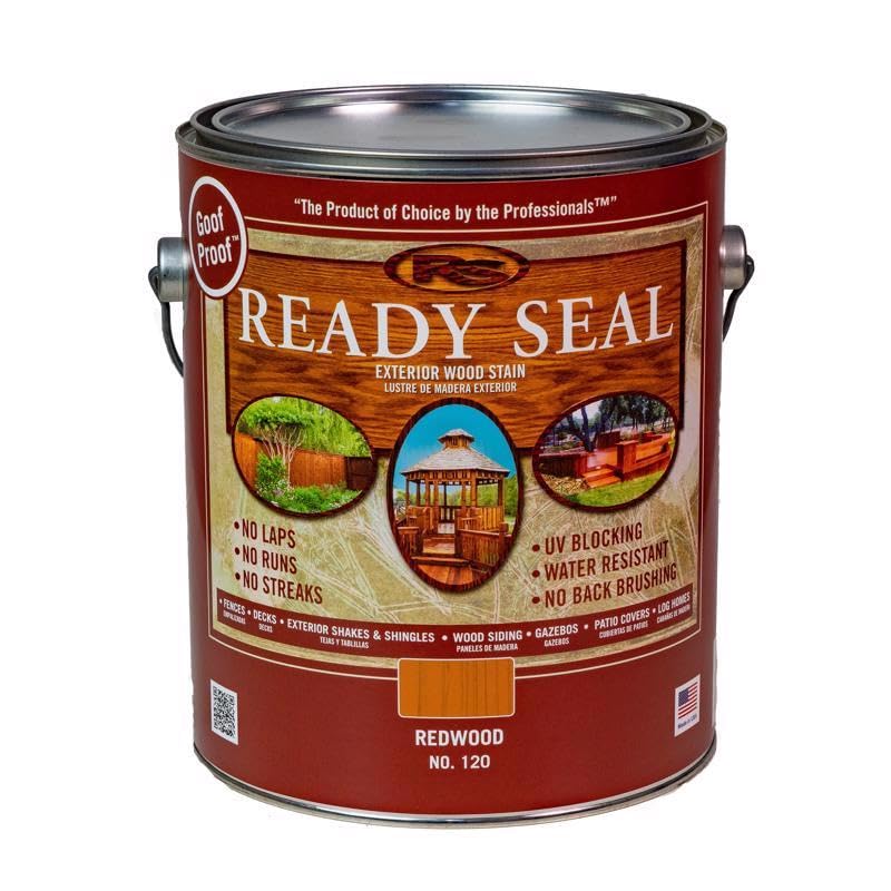 Ready Seal Goof Proof Semi-Transparent Redwood Oil-Based Wood Stain an ...