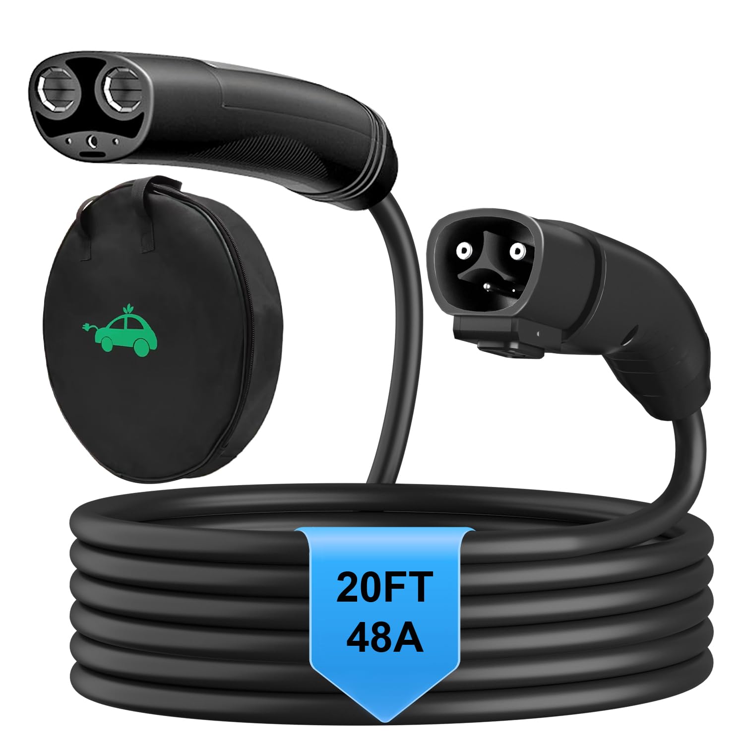 HUSTIAN Tesla Charger Extension Cable Compatible with Tesla Model X/Y/3 ...