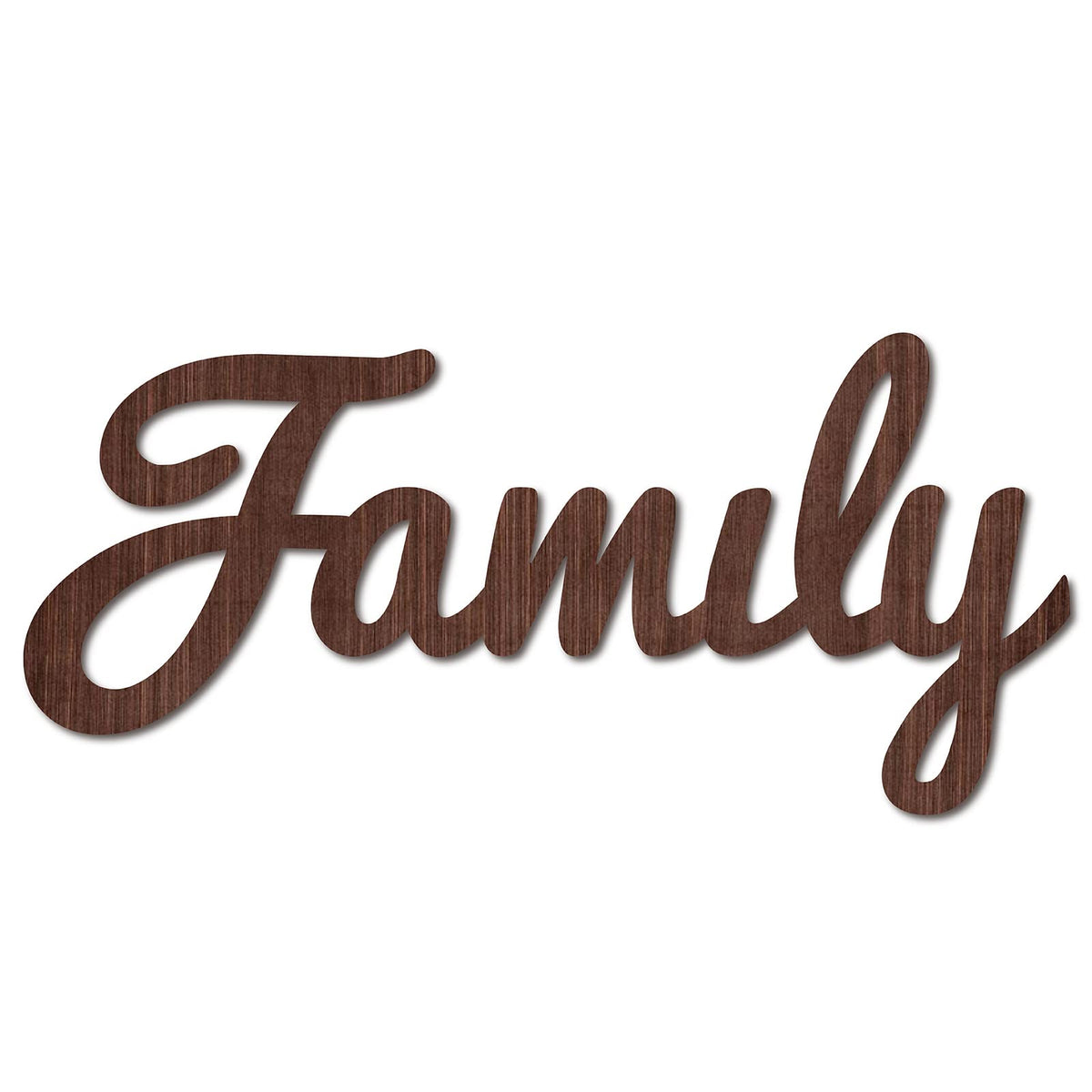 CREATCABIN Cutout Sign Family Letter Wooden Wall Art Decor Wood Word S ...