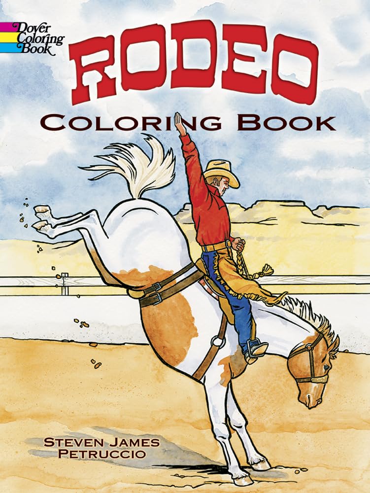 Rodeo Coloring Book (Dover Kids Coloring Books) – WoodArtSupply