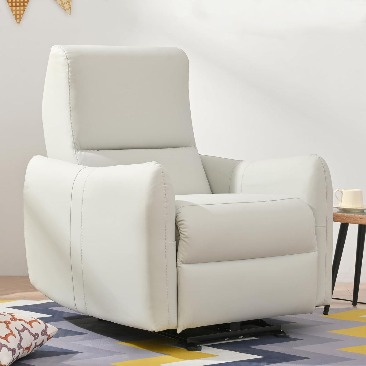 cinkehome Wall Hugger Power Recliners for Small Spaces, Electric Recli ...