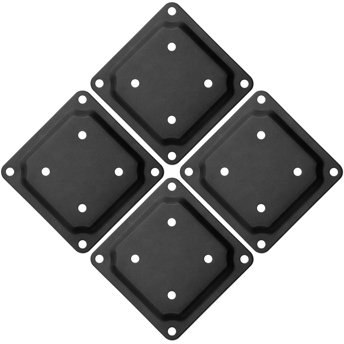 ForoGore 4" x 4" Wood Post Plate Connector, Powder-Coated Decking Post ...