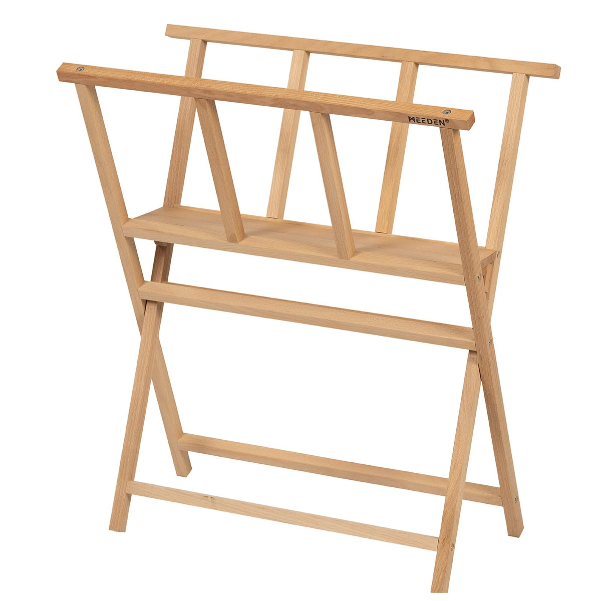 MEEDEN Folding Art Print Rack - Beechwood Art Storage Rack - Artist St ...
