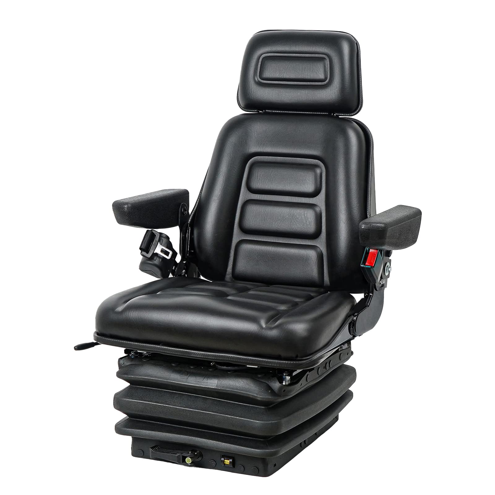 Universal Tractor Suspension Seat with Adjustable Angle Back,Armrest ...