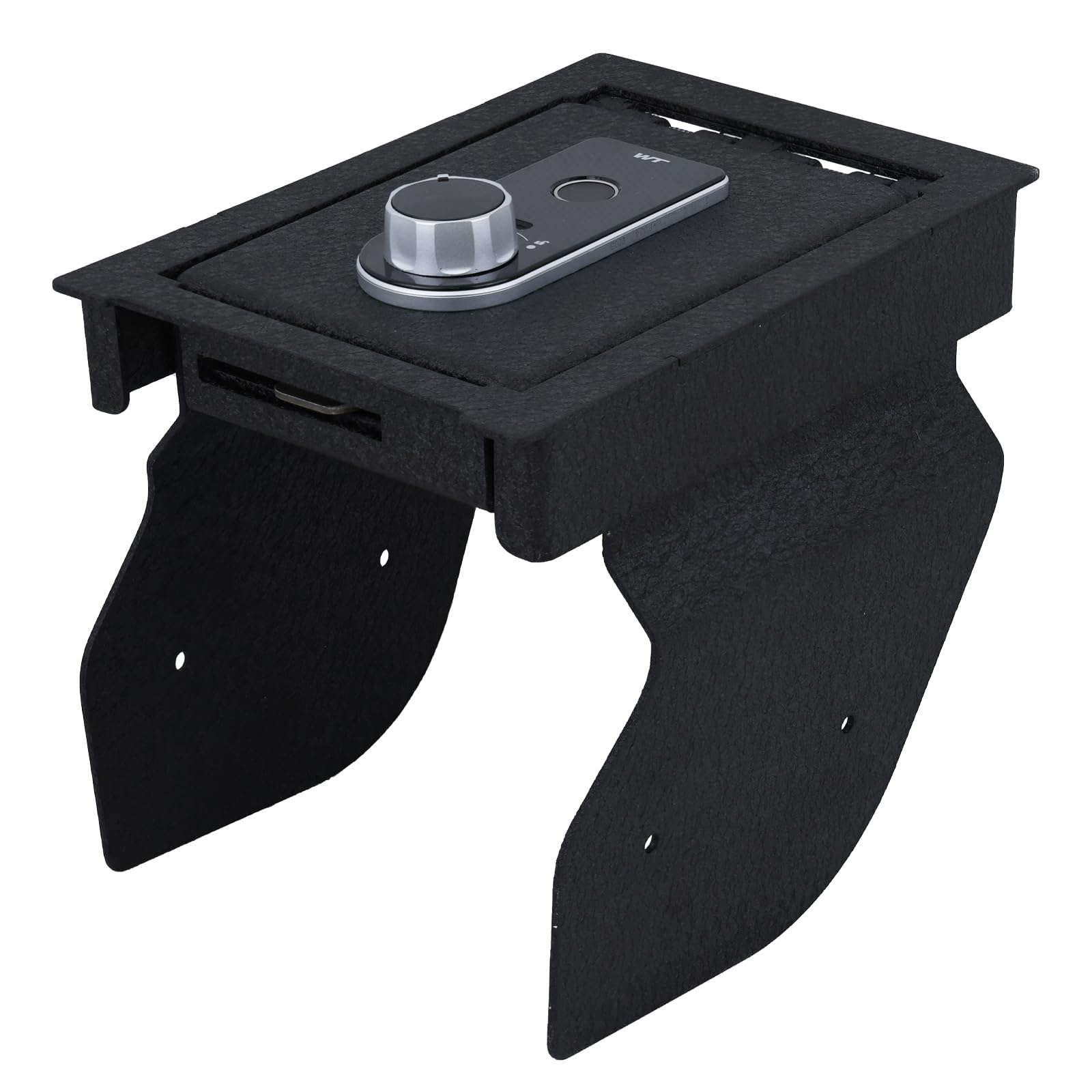 JIKE Center Console Gun Safe - Console Gun Vault Compatible with ...