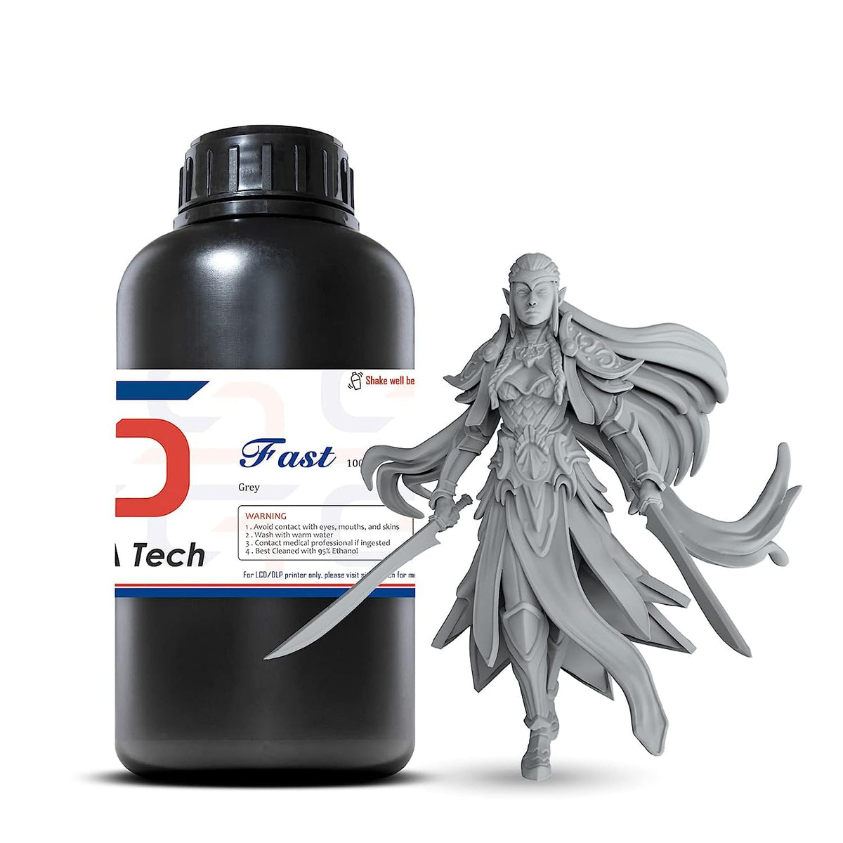 Siraya Tech Fast ABS-Like 3D Printer Resin 405nm UV-Curing Non-Brittle ...