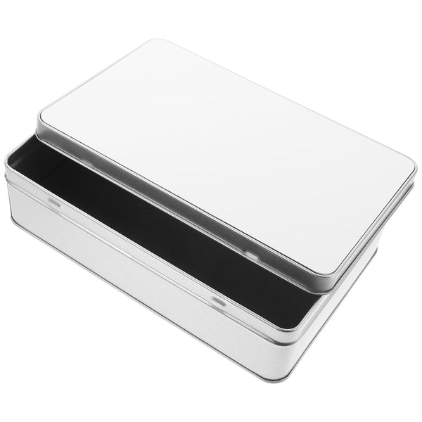 SOESFOUFU Storage Tins Box Sublimation Candy Tin Box Cake Iron Rectang ...