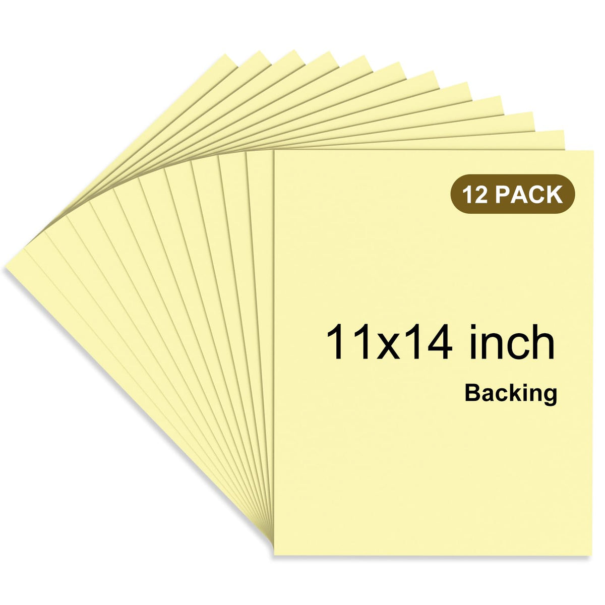 Upgraded (12 Pack) Self Stick Mounting Board 11 X 14 inch for Cross St ...
