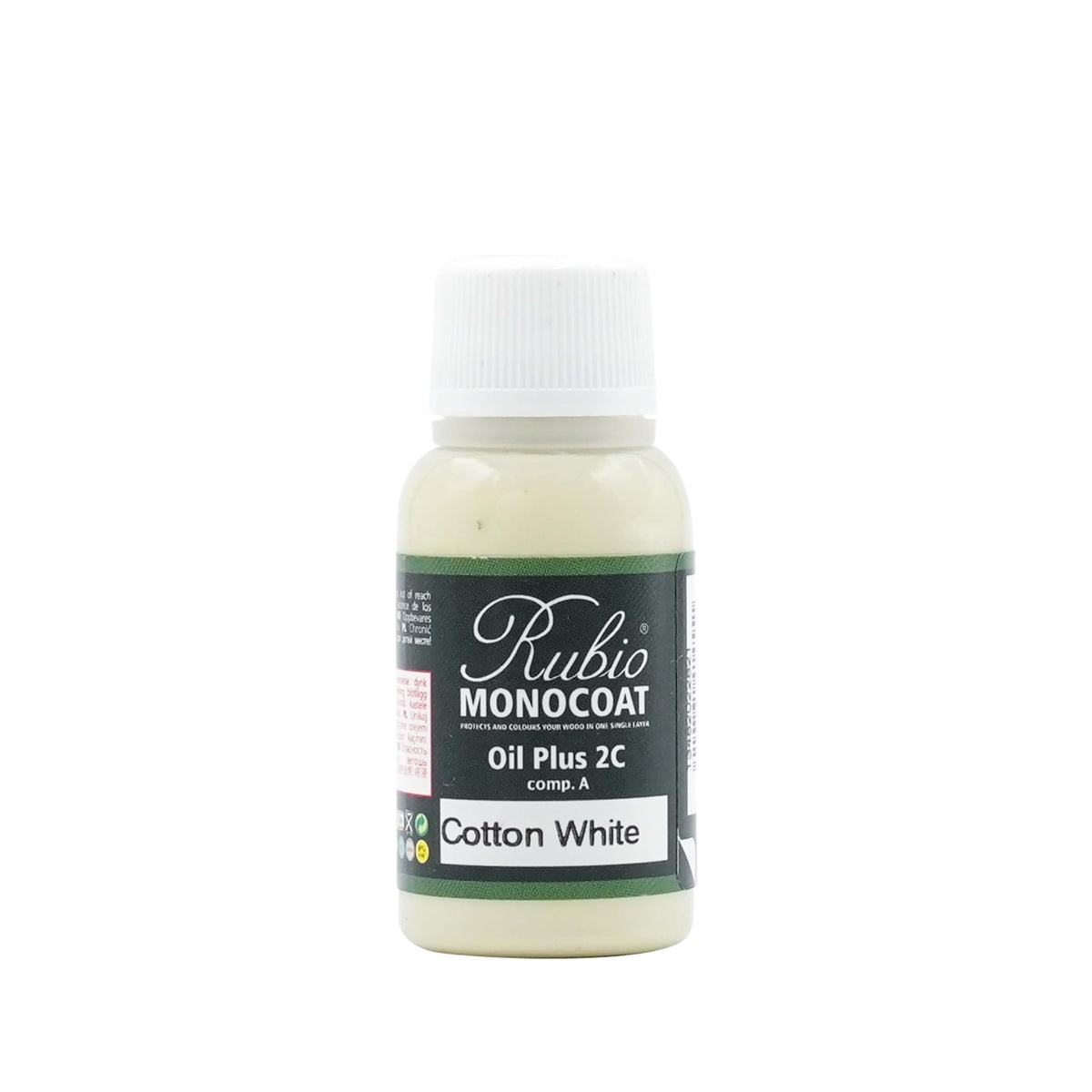 Rubio Monocoat Wood Stain & Finish Sample - Cotton White | Oil Plus Pa ...