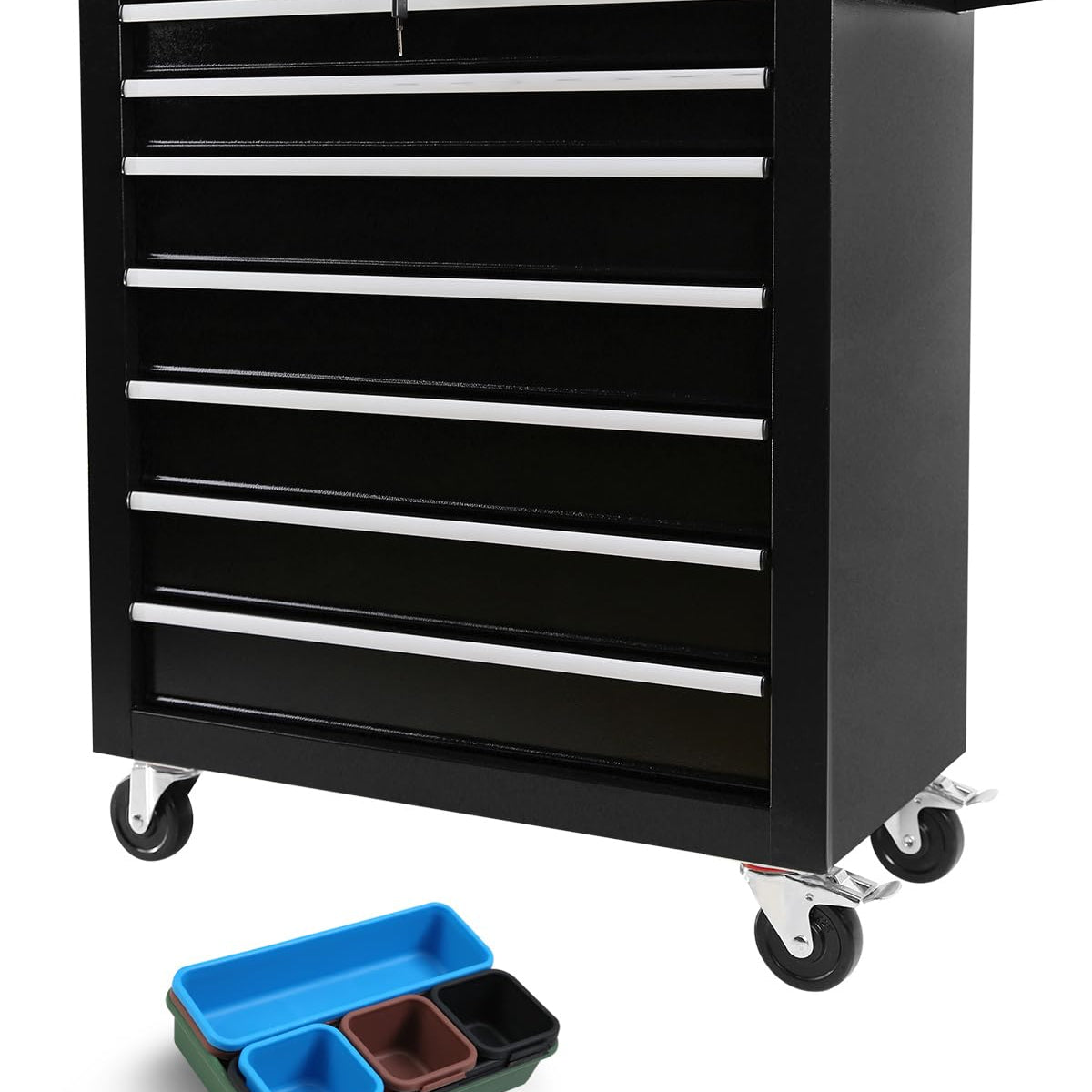 Fitenlor Tool Chest, Tool Boxes with 7 Drawers, Tool Cart with 7 Organ ...