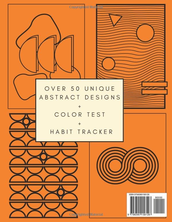 Minimalist Coloring Book For Adults & Teens: 50 Simple Coloring Pages ...